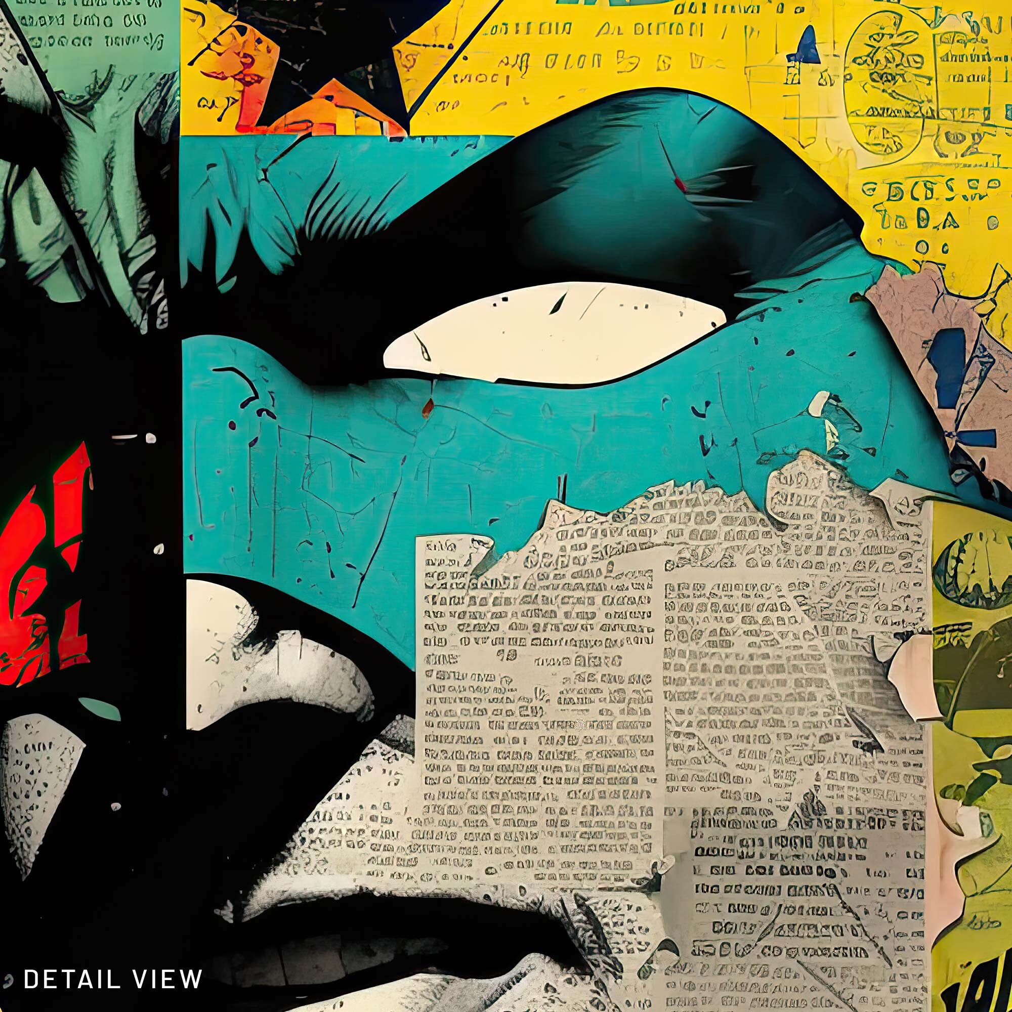 Superhero Print - Retro Style - Comic Art - Collage Print - Comic Book ...