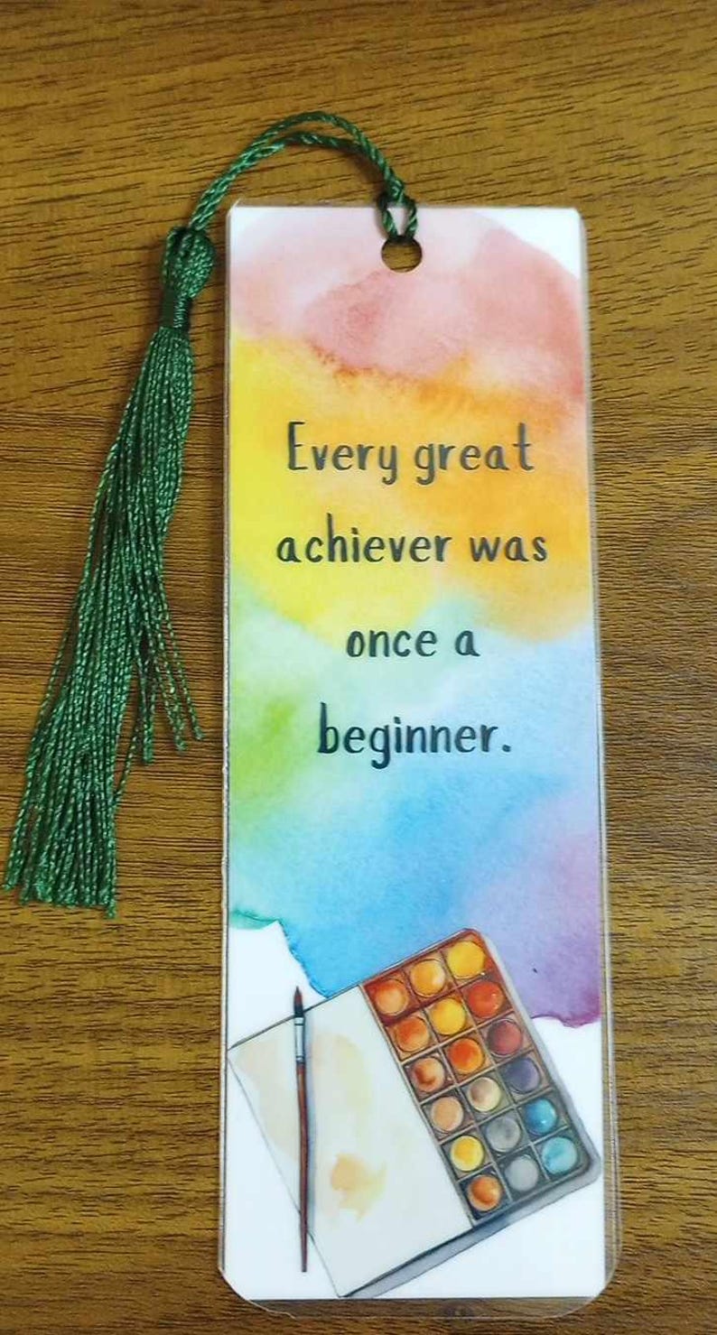 Laminated Teacher Bookmark With Tassel - Etsy