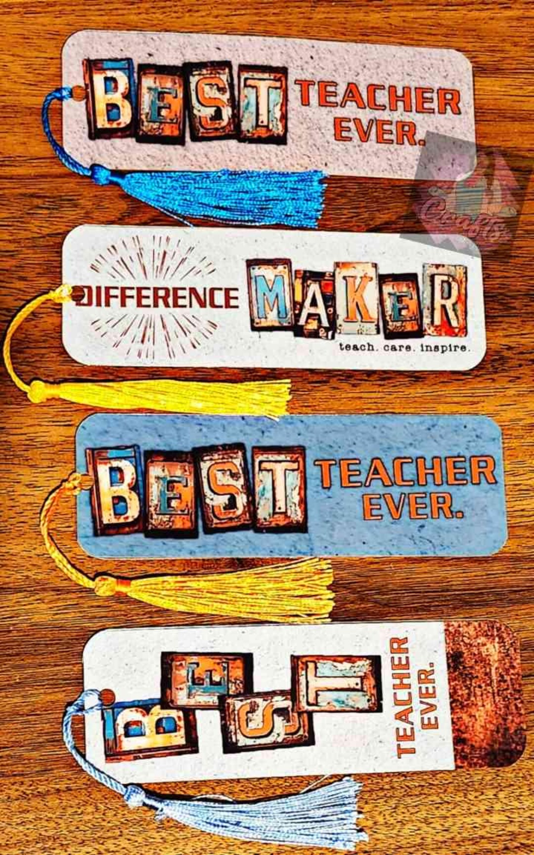 Teacher Appreciation Bookmarks-4 - Etsy