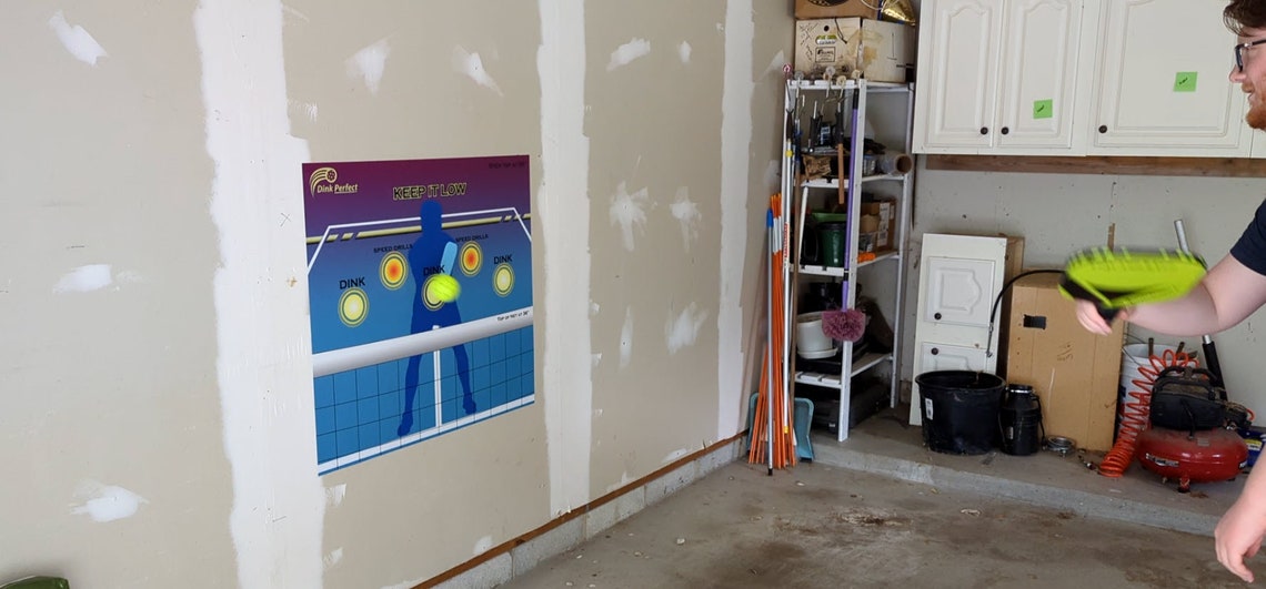 Pickleball Dinking Drills Sticker: Indoor Training Target (36x32) - Etsy