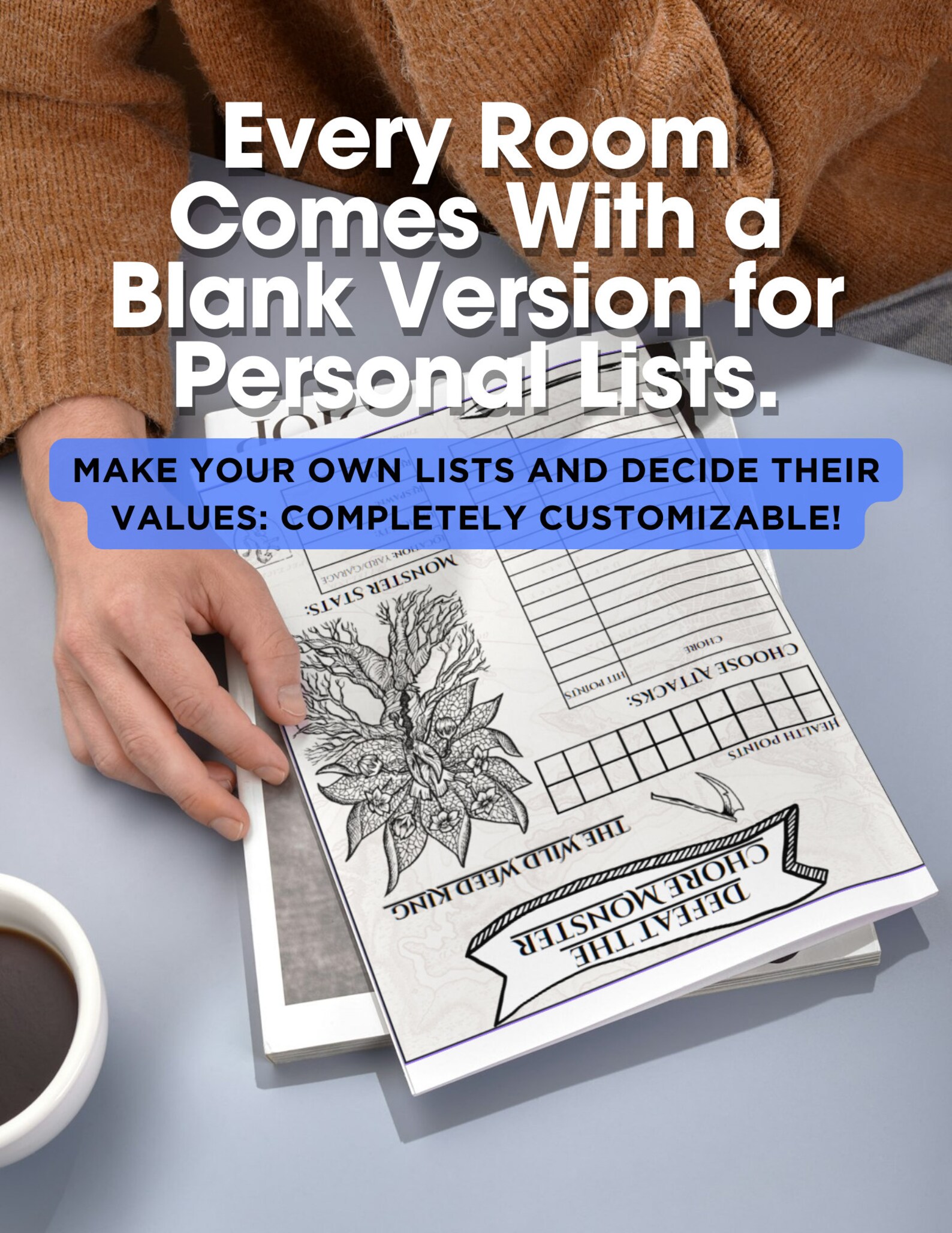 ADHD Chore Cleaning Checklist Game | Adults Children Chore Cleaning ...