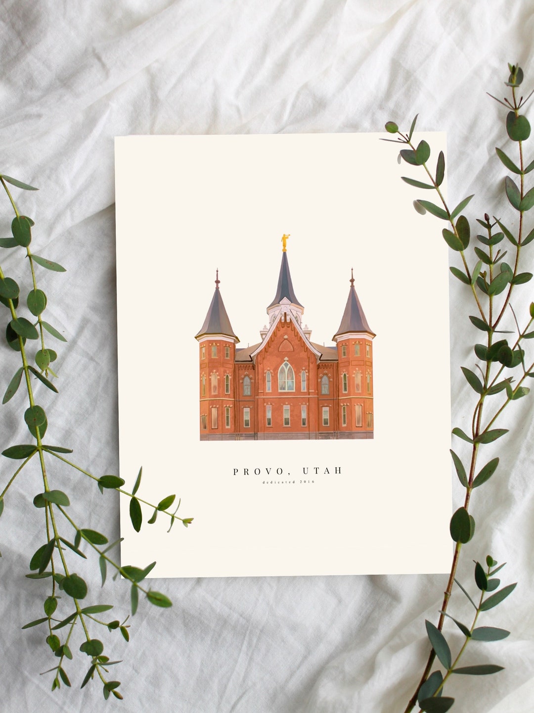 Provo City Center Temple Printable | Church of Jesus Christ Art | LDS ...
