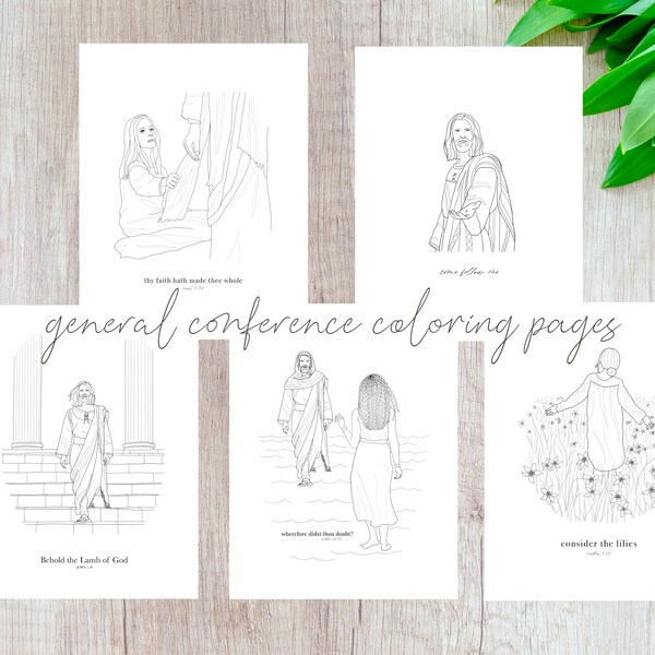 Young Women Coloring Activity Pages - Etsy