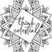 Think Celestial Coloring Pages Bundle General Conference - Etsy
