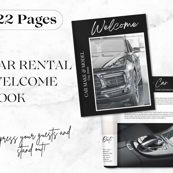 Turo Welcome Book Turo Host Welcome Guide Canva Template Digital ...