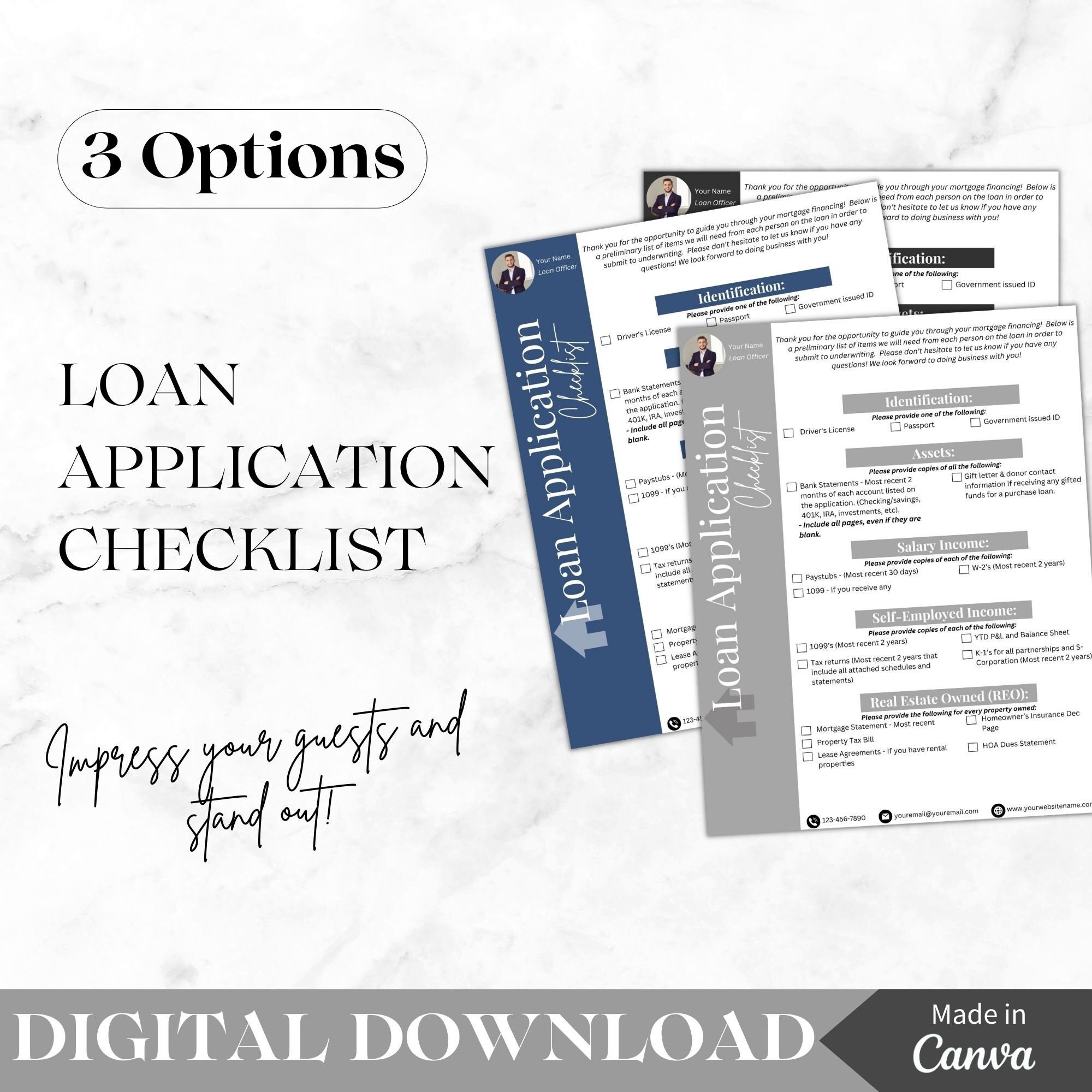 Loan Application Checklist | Loan Officer Checklist | Loan Processor ...