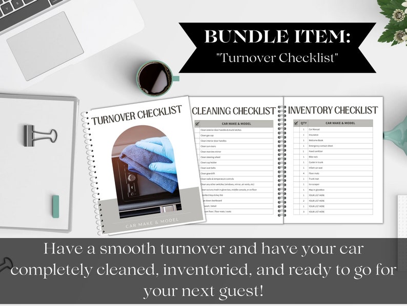 Turo Welcome Book | Turo Checklist | Turo Business Cards | Turo Host ...