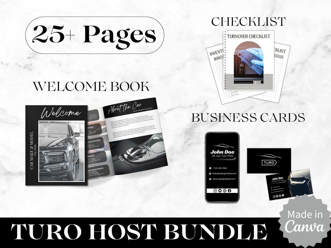 Turo Welcome Book Turo Checklist Turo Business Cards - Etsy Turo Welcome Book Turo Checklist Turo Business Cards - Etsy