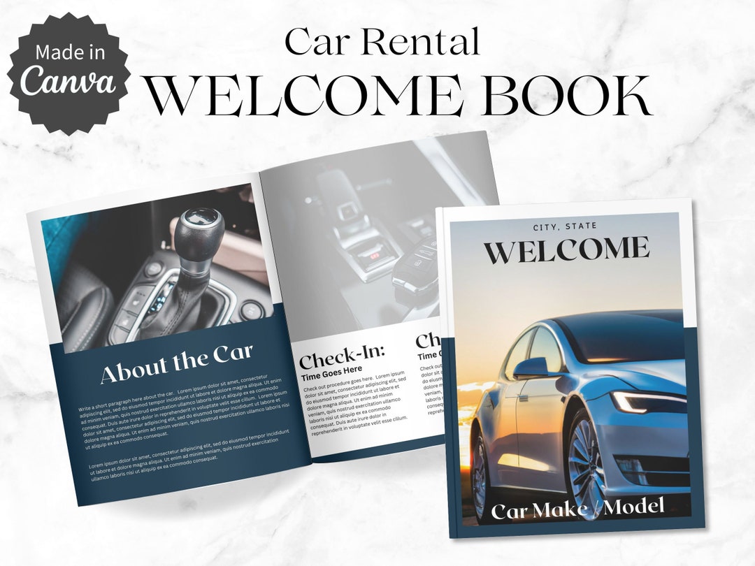Turo Welcome Book Turo Host Welcome Guide Canva Template - Etsy