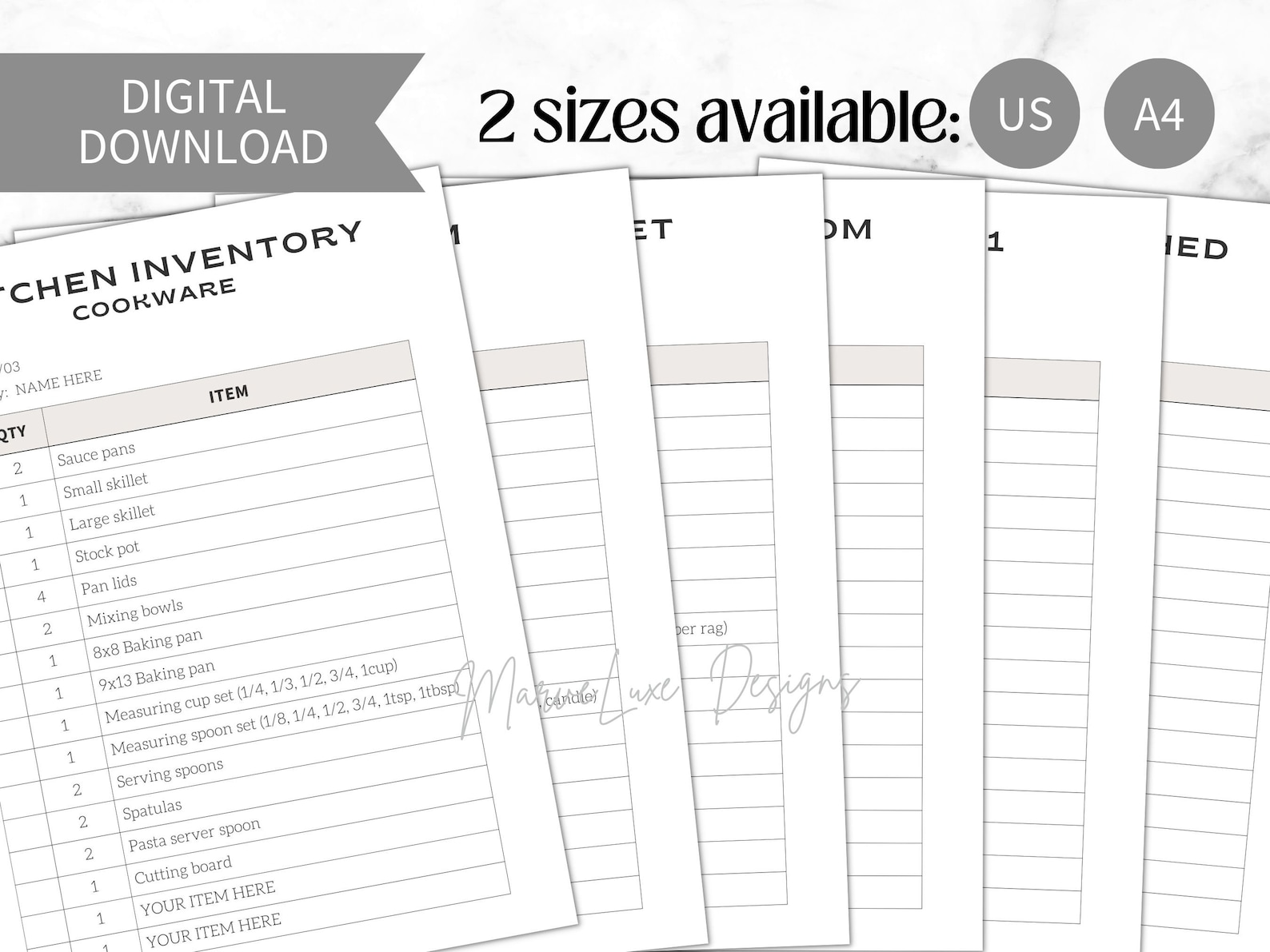 Airbnb Inventory Checklist | Editable Checklist Template | Airbnb ...