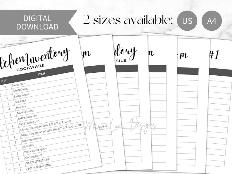 Airbnb Inventory Checklist | Editable Checklist Template | Canva ...