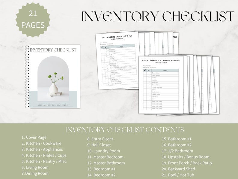 Airbnb Bundle Airbnb Checklist Airbnb Welcome Book Airbnb Inventory ...