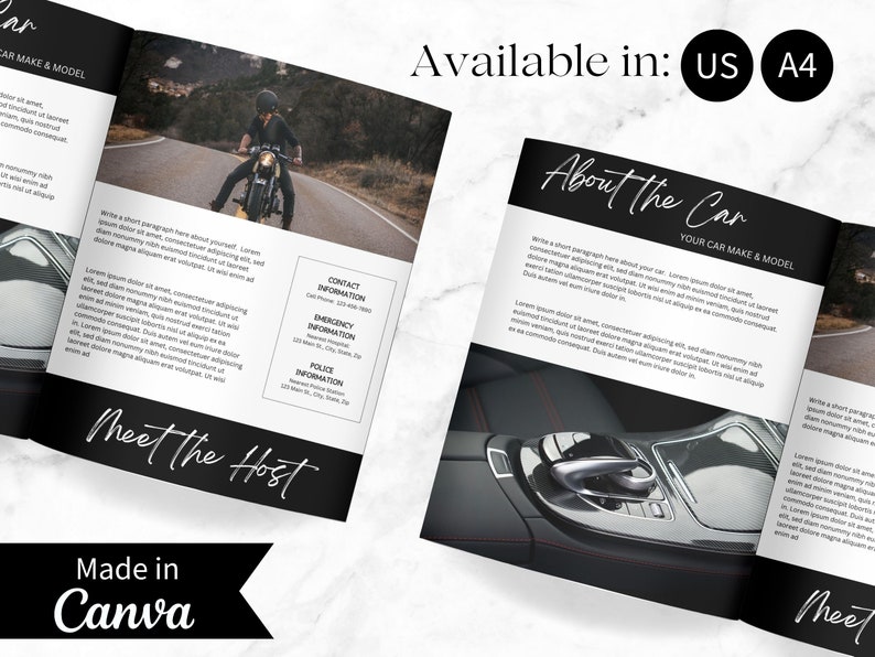 Turo Welcome Book | Turo Checklist | Turo Business Cards | Turo Host ...