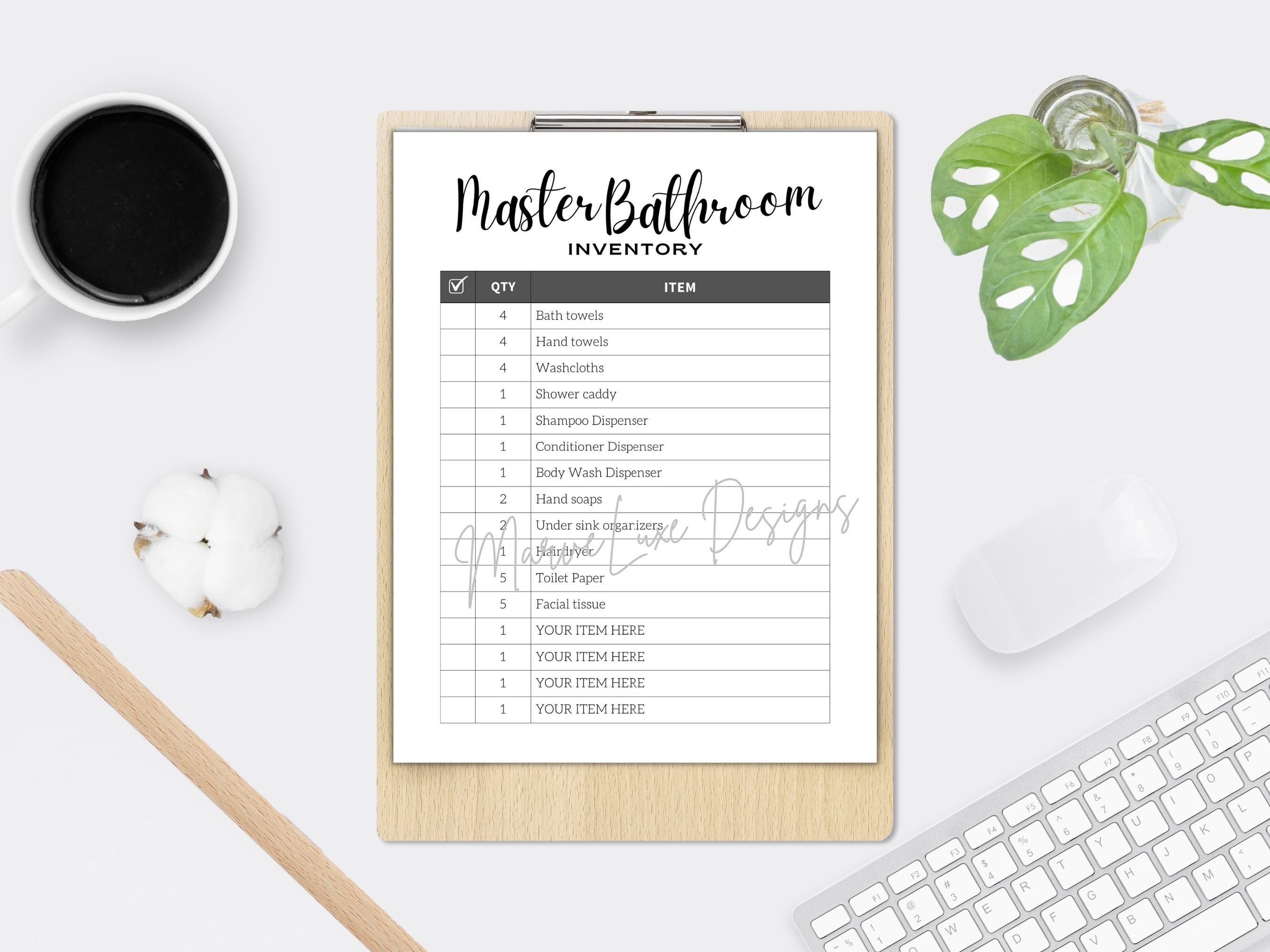 Airbnb Inventory Checklist | Editable Checklist Template | Canva ...