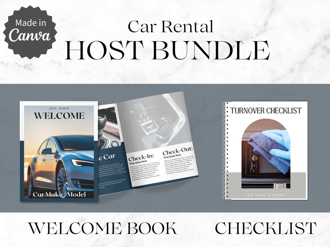 Turo Welcome Book Turo Host Welcome Guide Canva Template - Etsy