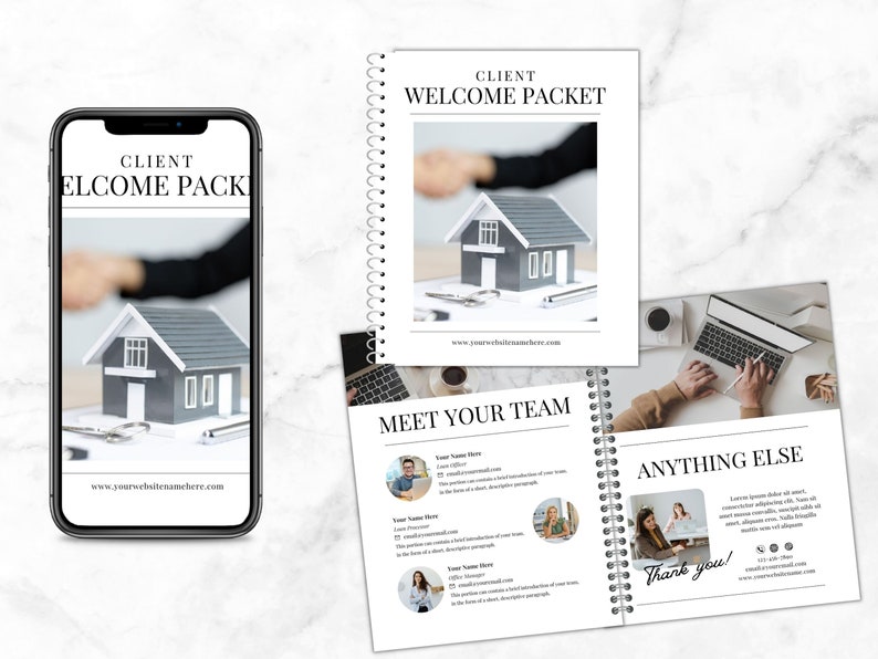 Loan Officer Client Welcome Packet | Loan Application Checklist | Loan ...