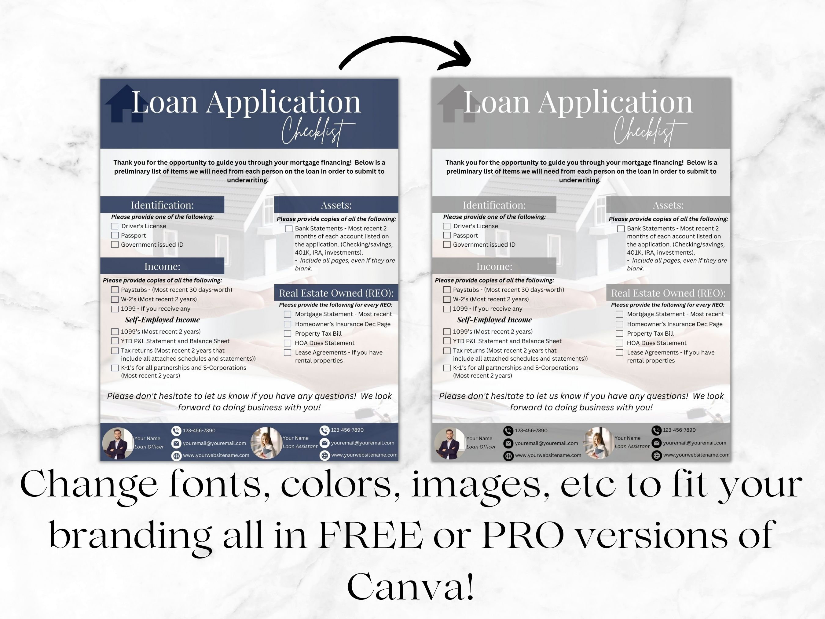 Loan Application Checklist | Loan Officer Checklist | Loan Processor ...