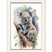 Cute Printable Koala Bear Cartoon Style Digital Art, Watercolor Wall ...