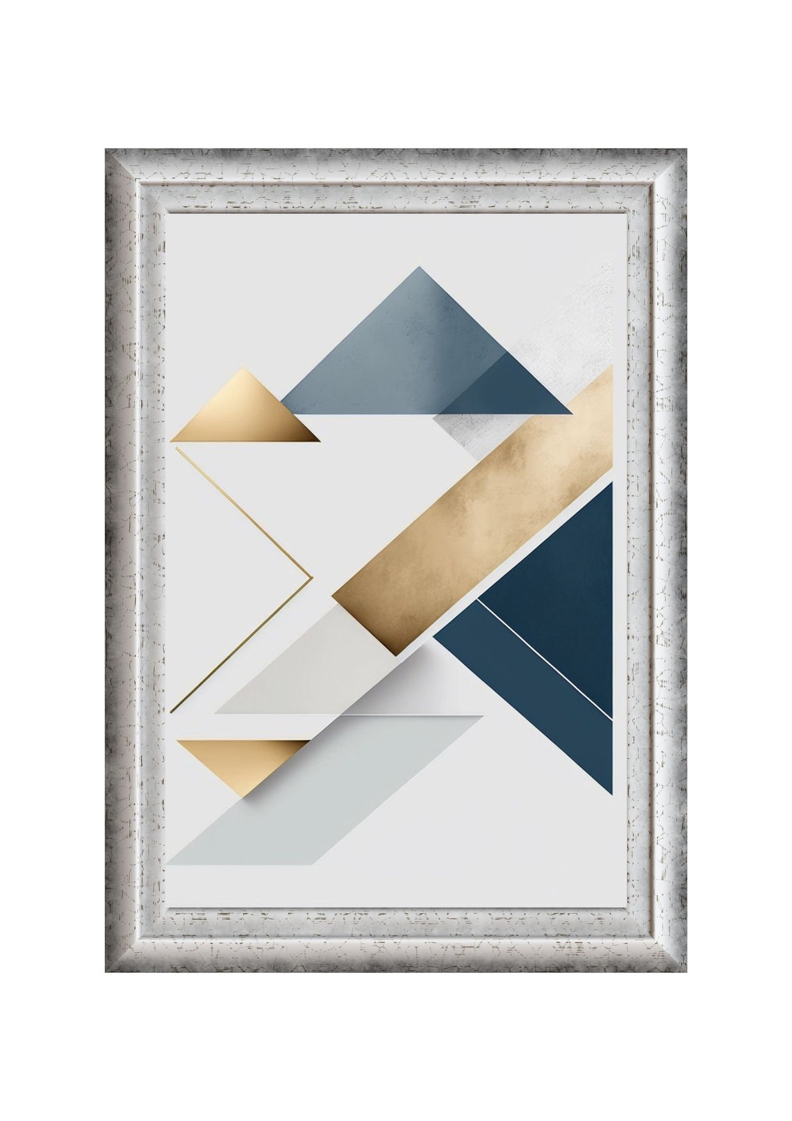 Triangle Wall Art Modern Printable Geometric Scandinavian Art, Scandi ...
