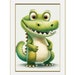 Crocodile Printable Poster, Wall Art Child Decor Instant Download, Cute ...