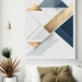Triangle Wall Art Modern Printable Geometric Scandinavian Art, Scandi ...