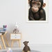 Cute Printable Monkey Wall Art, Baby Monkey Art Cartoon Style Digital ...