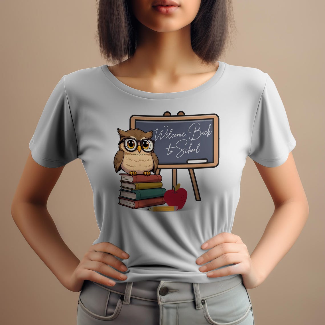 Welcome Back to School PNG, Teacher T-shirt Design, School Clipart ...