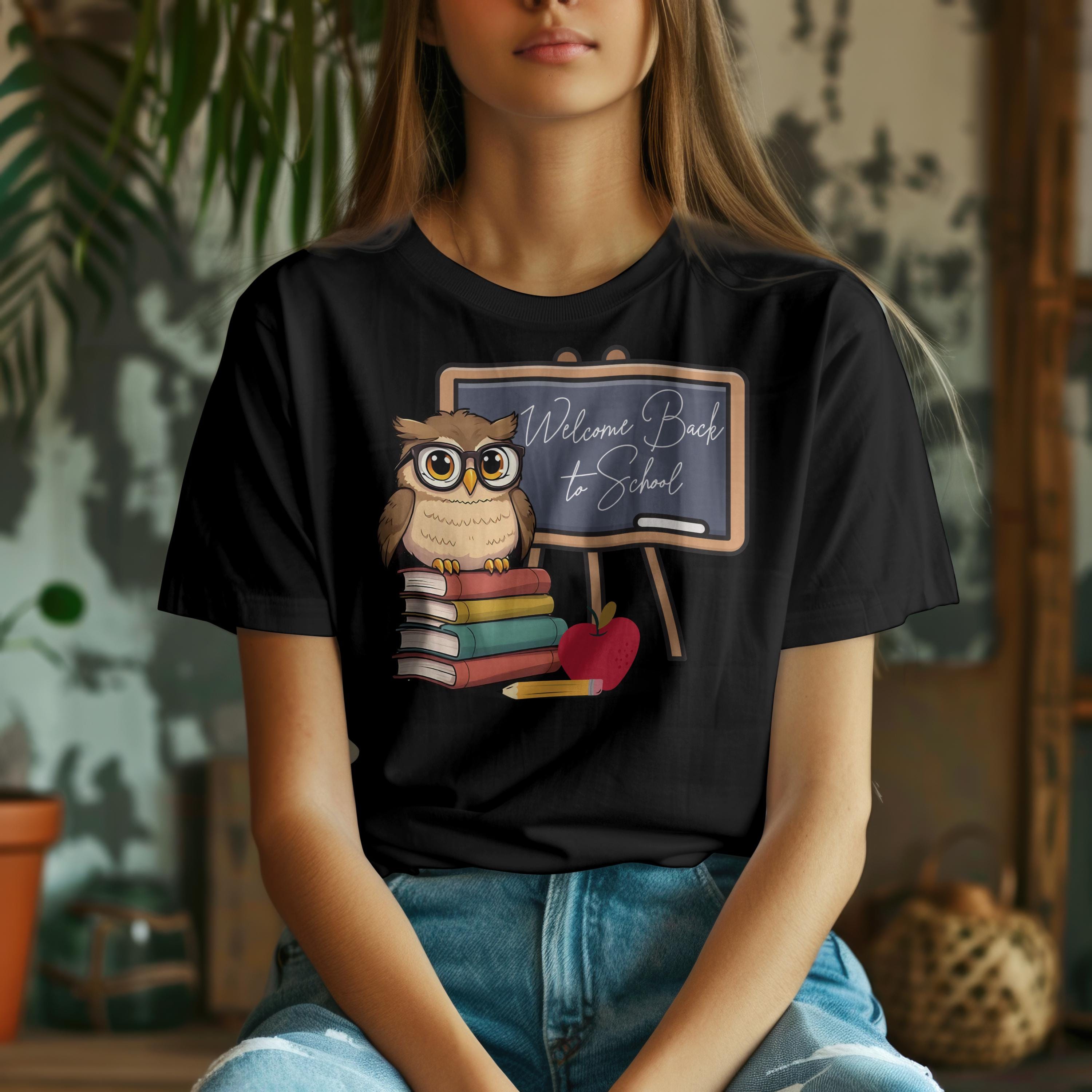 Welcome Back to School PNG, Teacher T-shirt Design, School Clipart ...