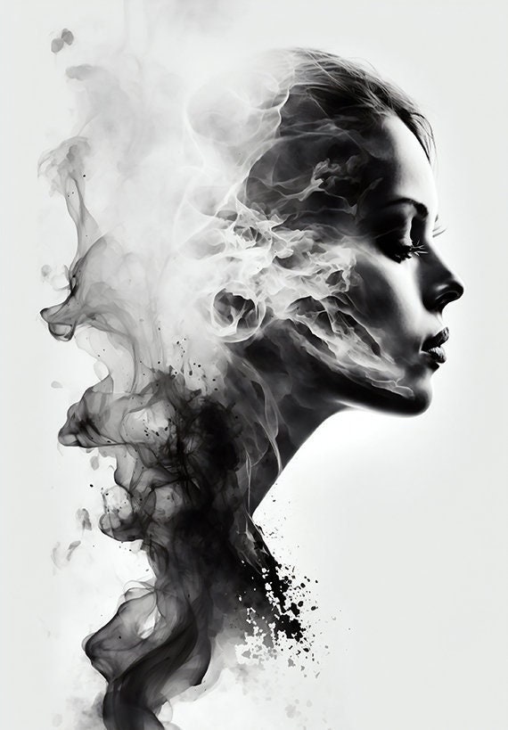 Smoke Art Drawing