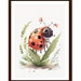 Cute Ladybug Printable Cartoon Style Digital Art, Watercolor Wall Art ...