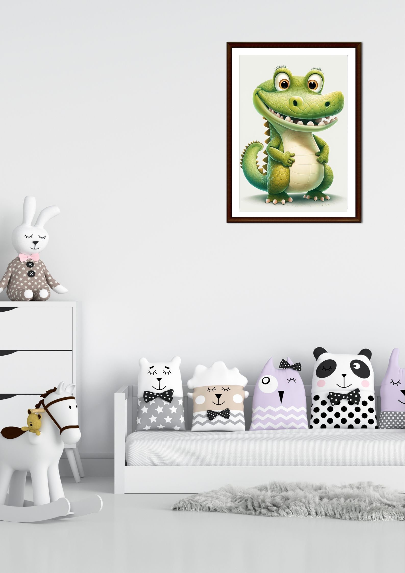 Crocodile Printable Poster, Wall Art Child Decor Instant Download, Cute ...