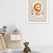 Lion Cub Cartoon Style Digital Art, Printable Wall Art, Cute Child ...