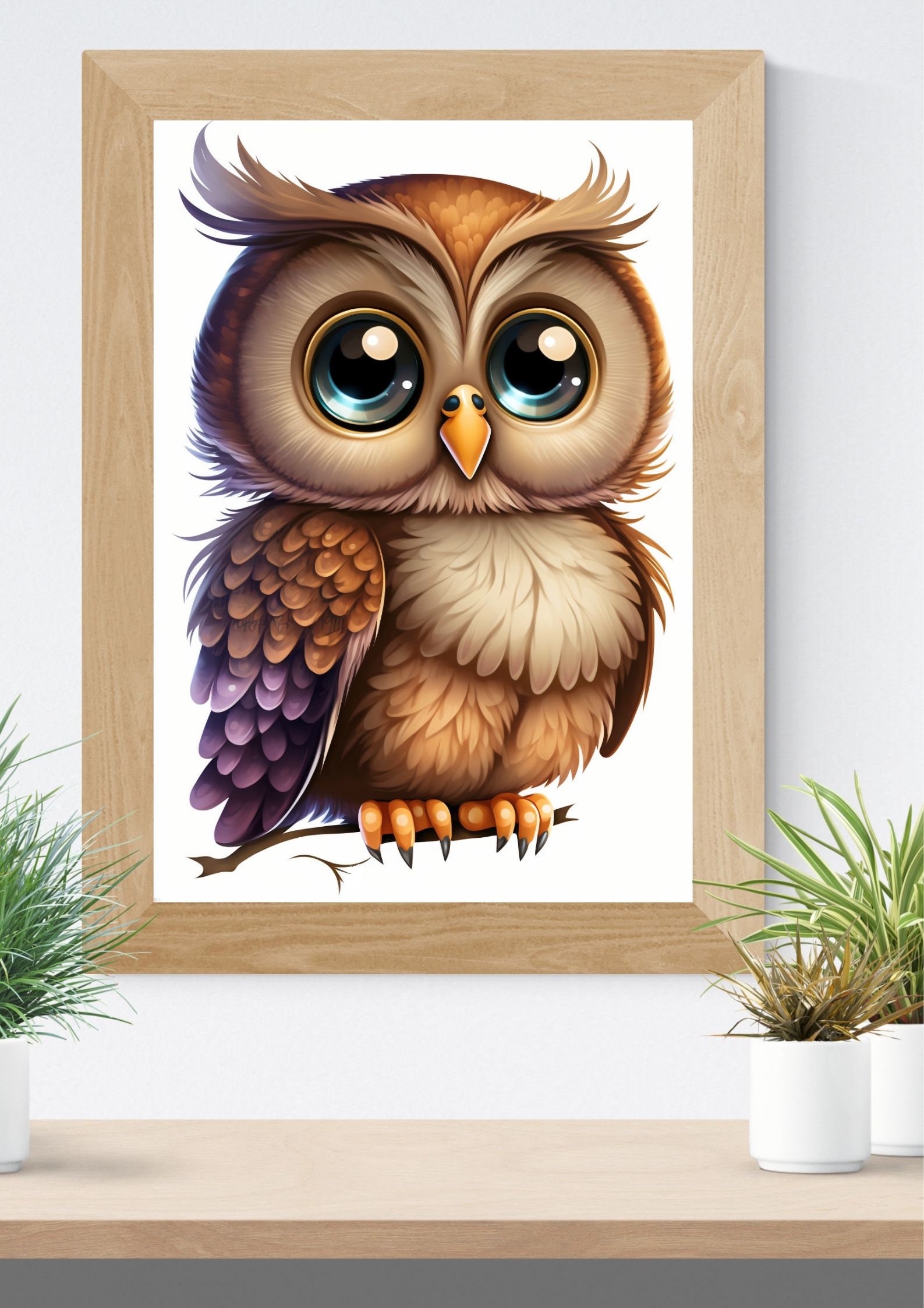 Cute Owl Paintings For Baby