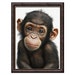 Cute Printable Monkey Wall Art, Baby Monkey Art Cartoon Style Digital ...