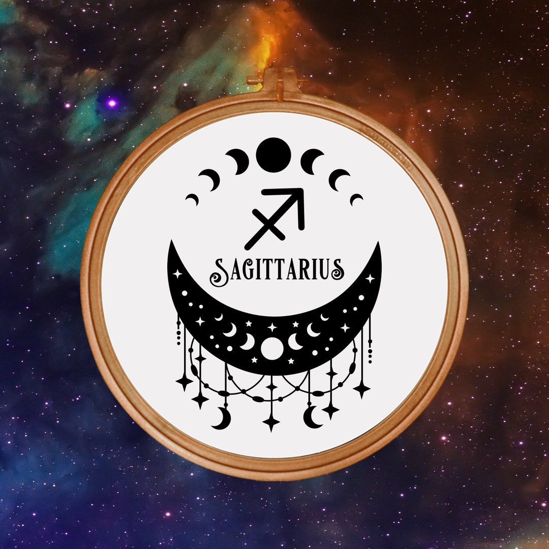 Sagittarius - Zodiac Sign - Modern Stitch Craft Co Cross Stitch Pattern ...