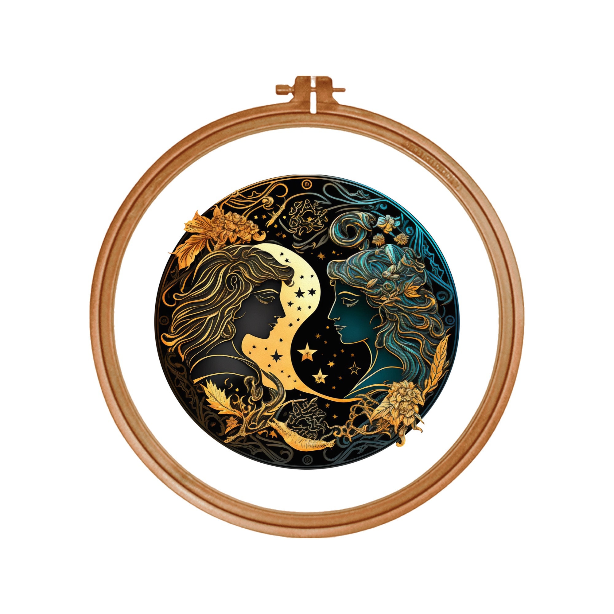 Gemini - Zodiac Sign - Modern Stitch Craft Co Cross Stitch Pattern PDF ...