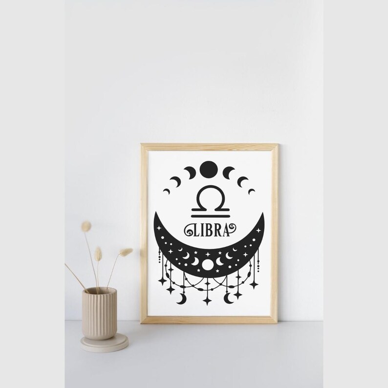 Libra - Zodiac Sign - Modern Stitch Craft Co Cross Stitch Pattern PDF ...