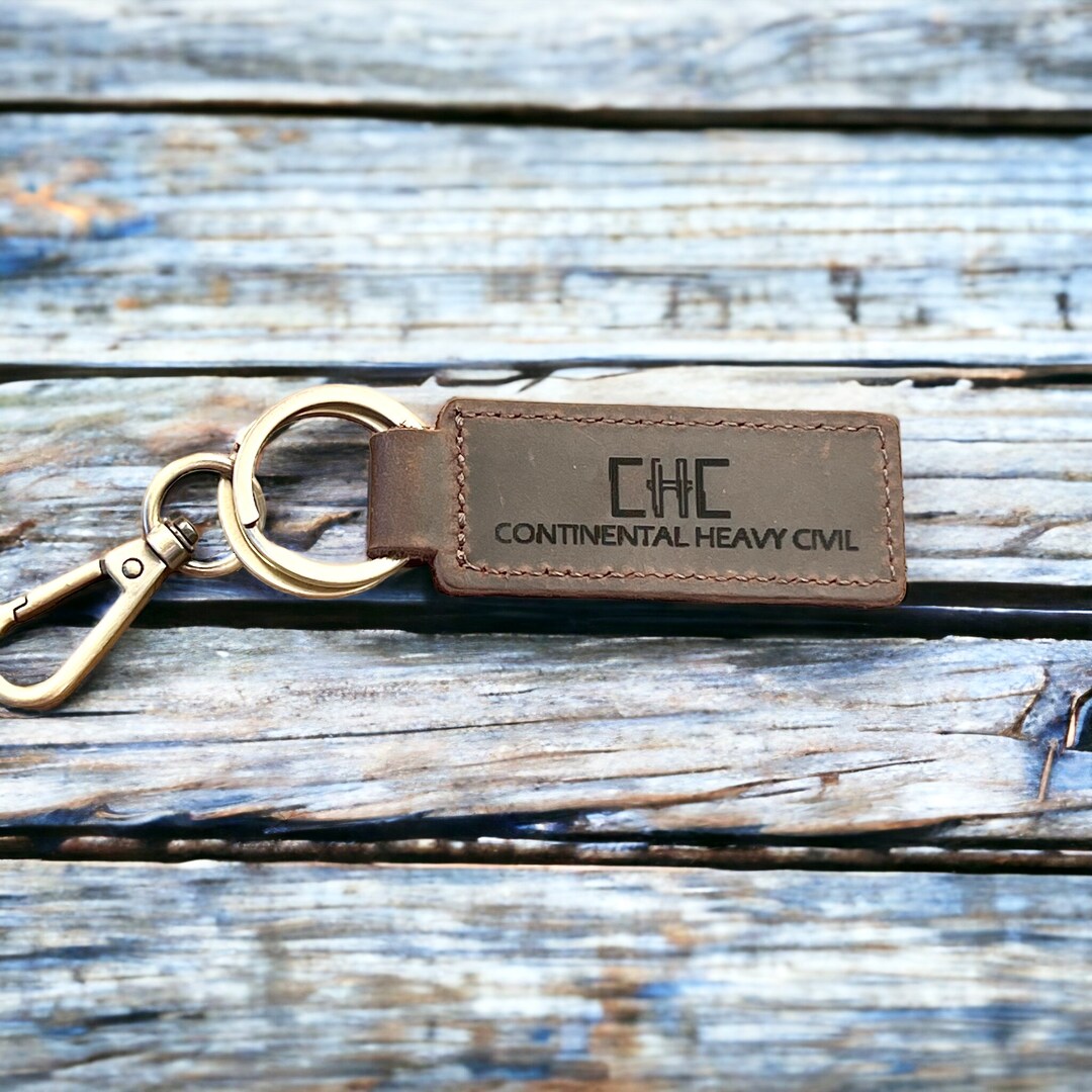 Handwritten Engraved Leather Keychain - Etsy