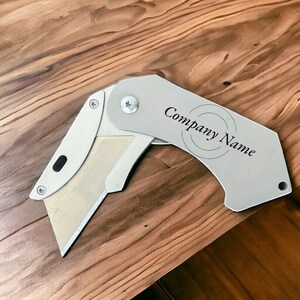 Engraved Knife, Stainless Steel Box Cutter , Box Cutter, Personalized ...