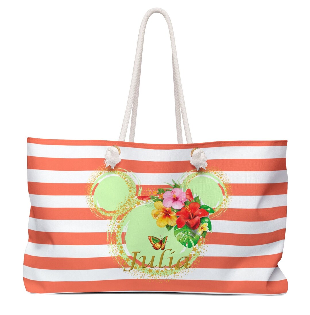 Disney Hawaiian Weekender Bag, Mickey Hawaii Tote Bag, Disney Hawaii ...