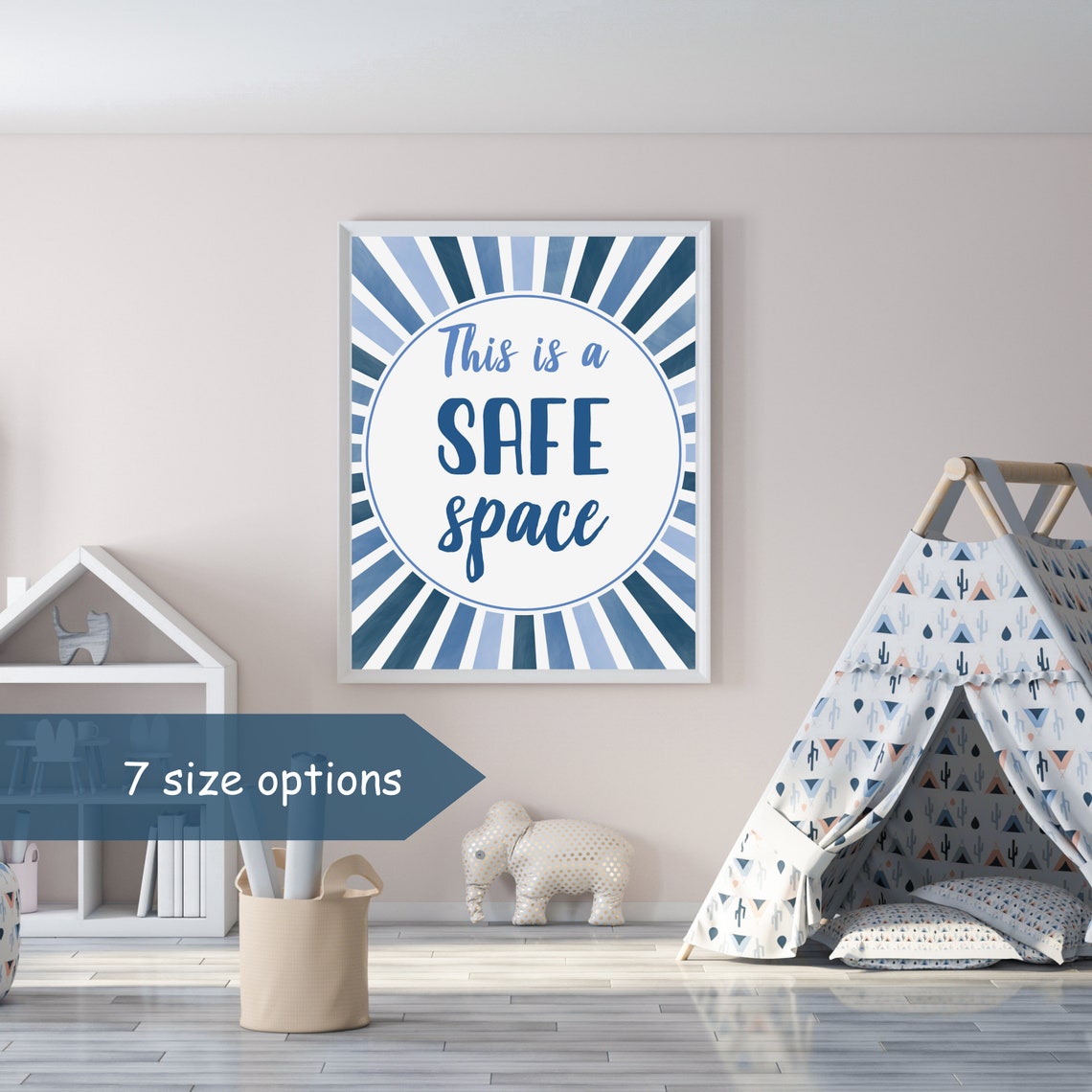 Printable Safe Space Poster for Children Instant Download - Etsy