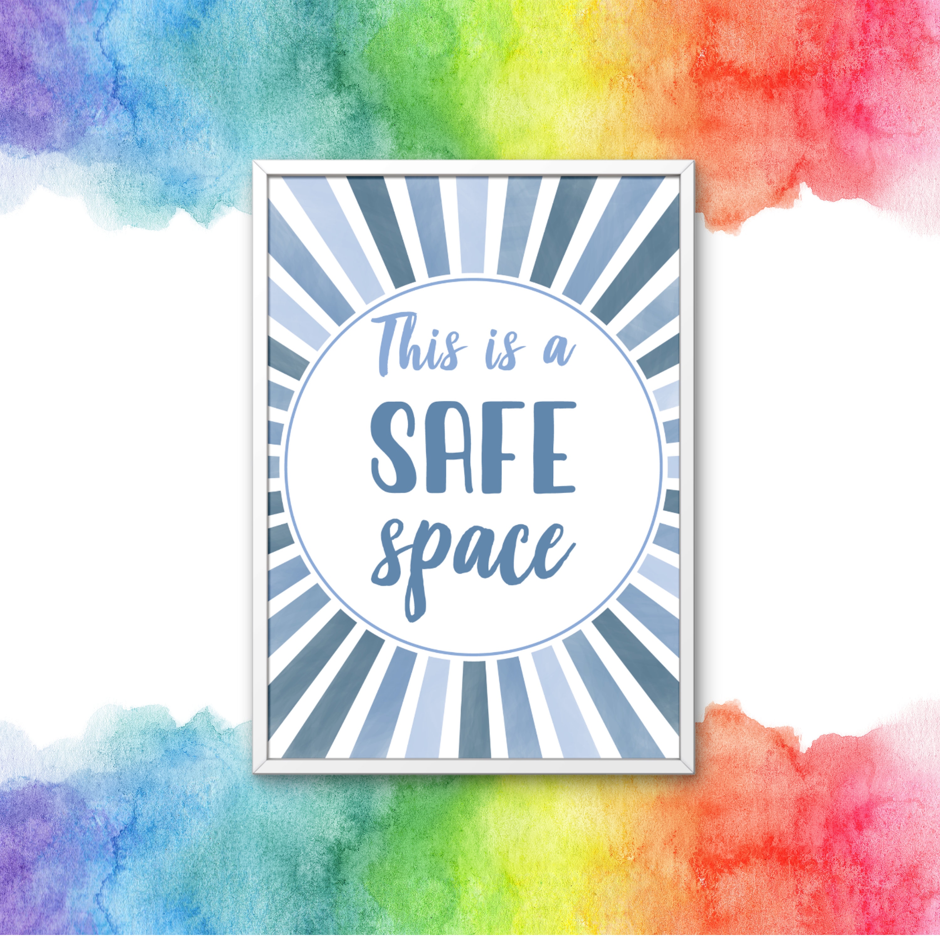 Printable Safe Space Poster for Children Instant Download - Etsy