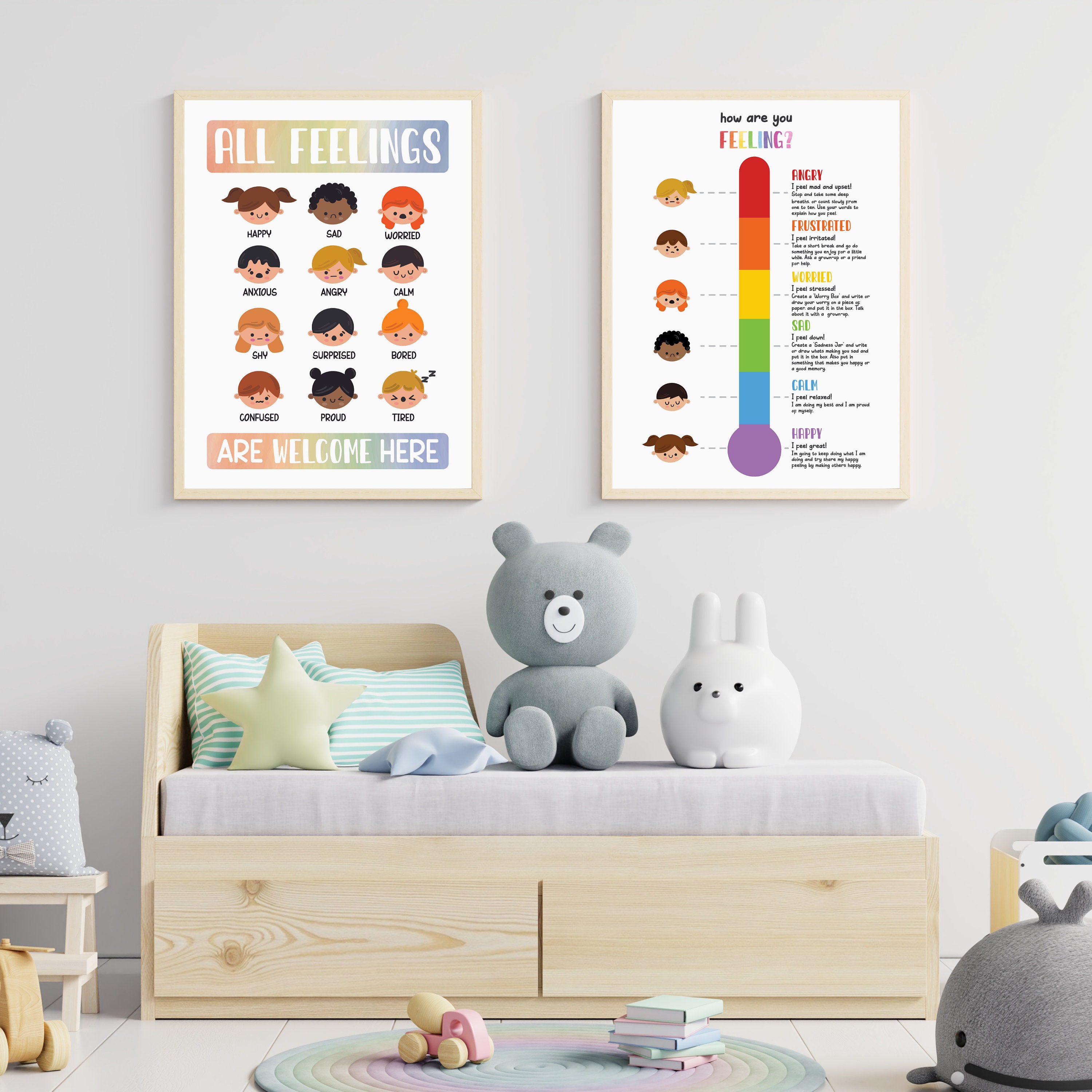 Calm Down Corner Posters Calming Corner Calming Decor for - Etsy