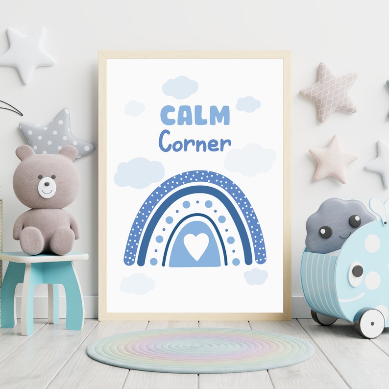 Calming Corner Printables for Children, Self Regulation Posters, Coping ...