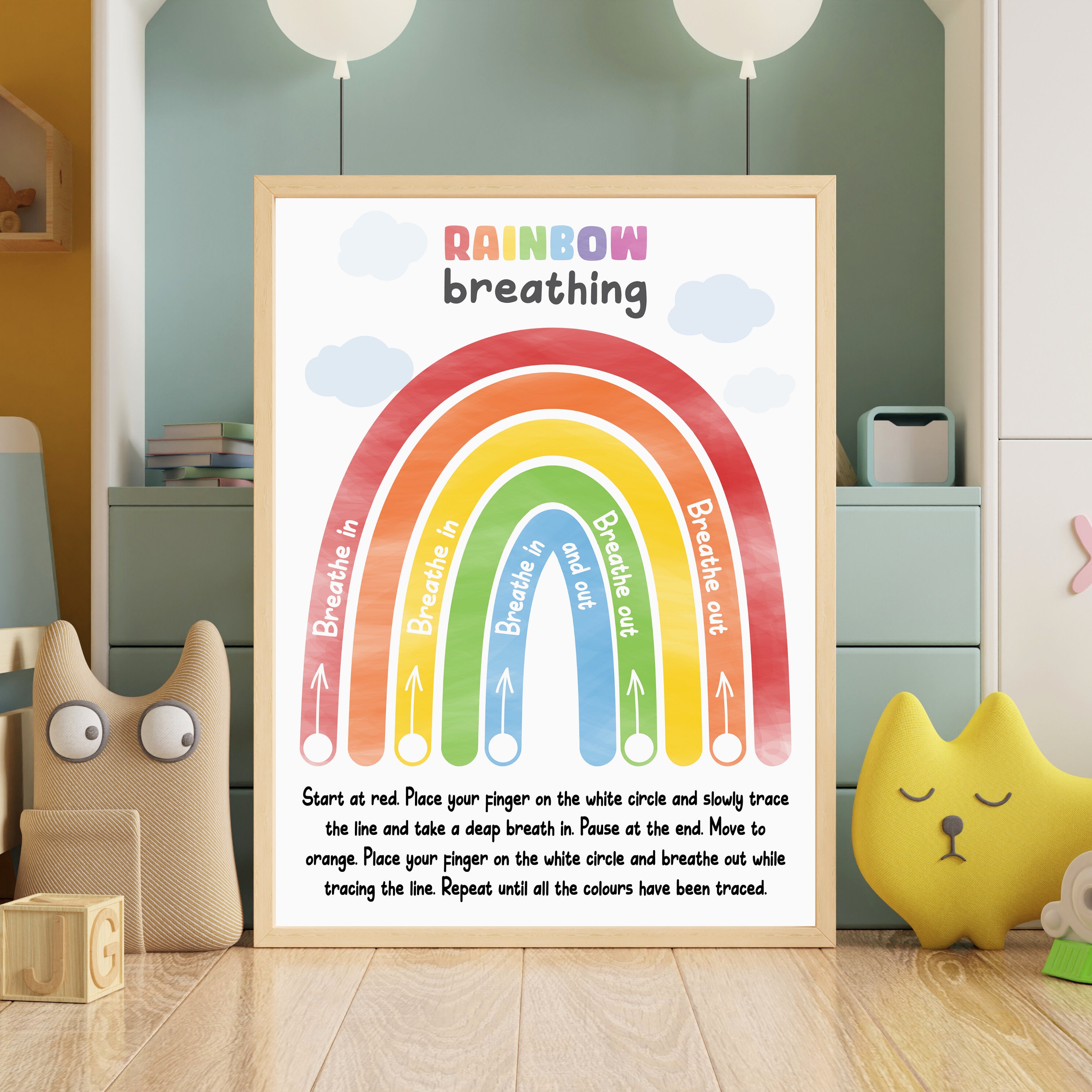 Calm Down Corner Posters Calming Corner Calming Decor for - Etsy