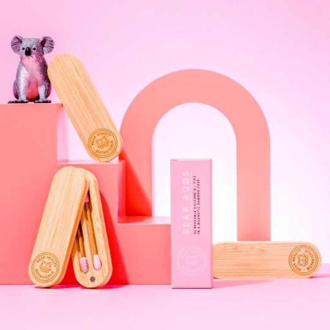 Reusable Bamboo Ear Bud // Eco Friendly Q Tip, Sustainable Cotton Bud ...