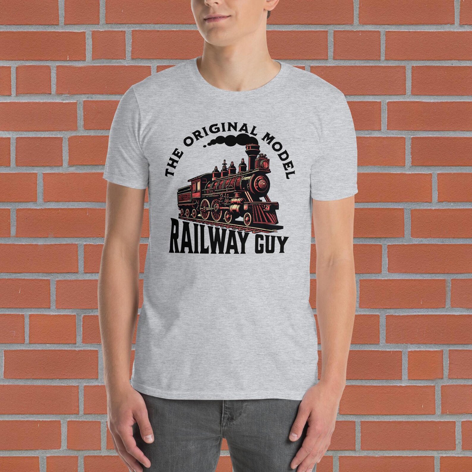 Train T-shirt, the Original Model Railway Guy, Model Railway Enthusiast ...