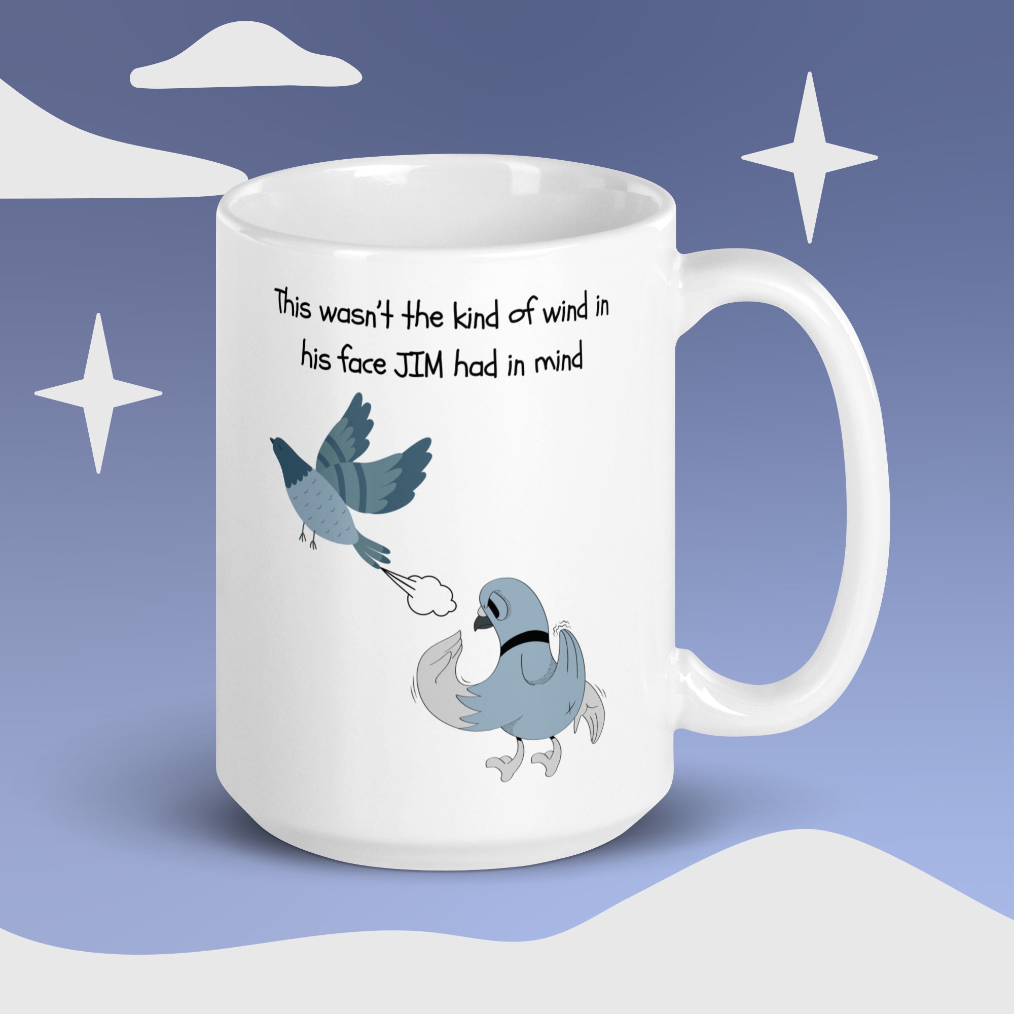 Funny Pigeon Mug, Personalised Gift for Pigeon Fancier, Gift for Bird ...
