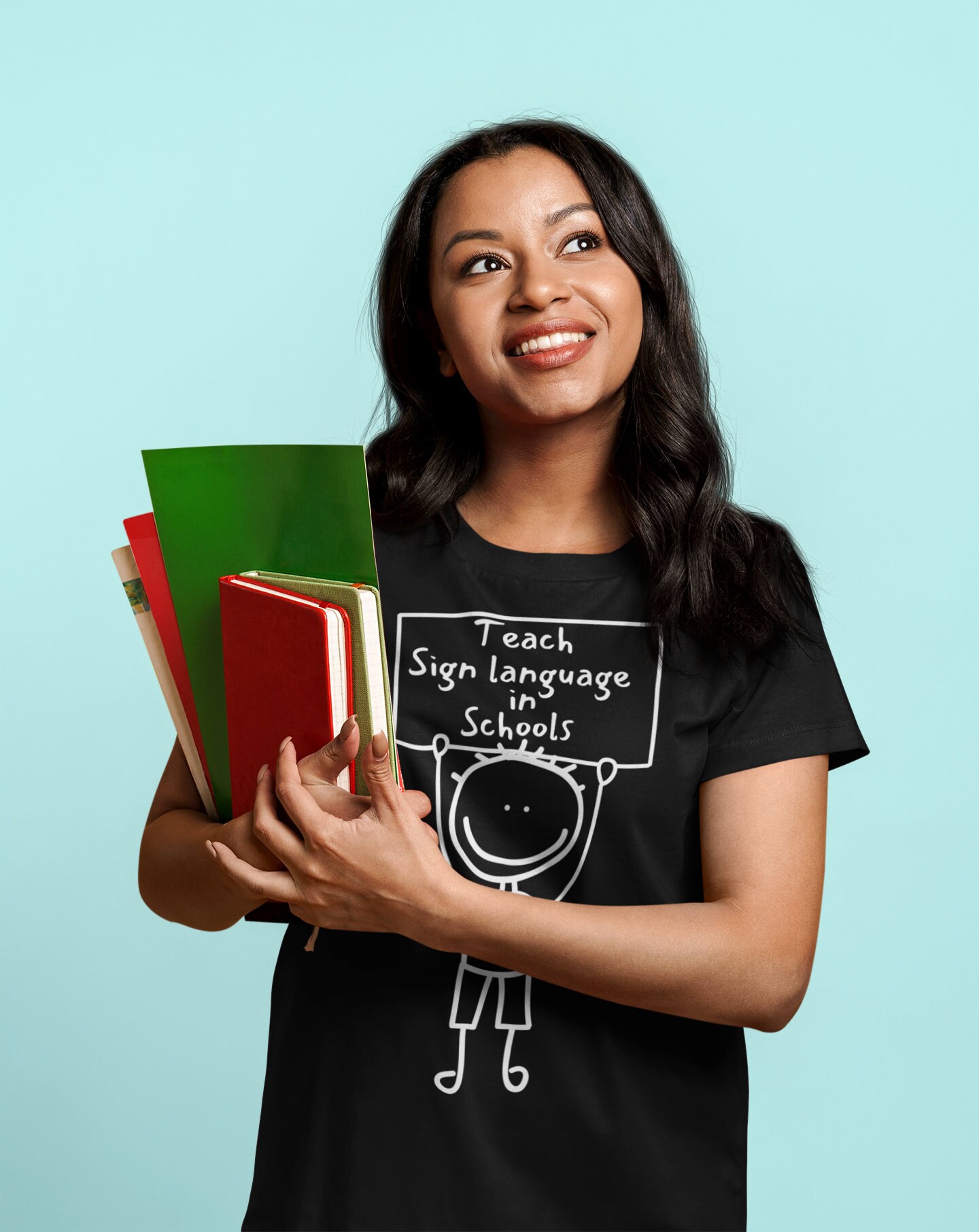 Sign Language Unisex T-shirt teach Sign Language in Schools Deaf ...