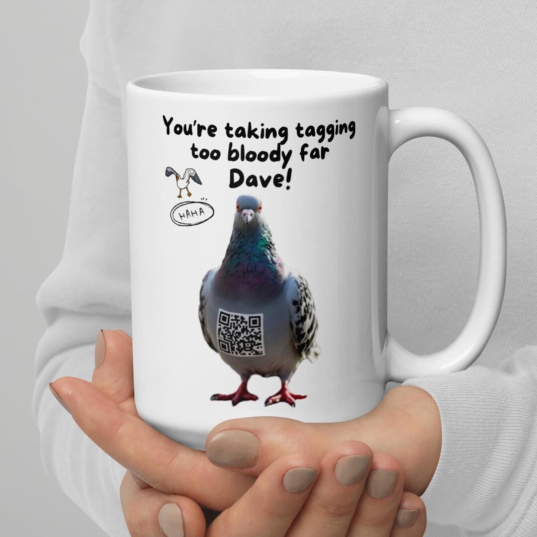 Personalised Pigeon Mug, Funny Racing Pigeon Mug, Pigeon Fancier's Gift ...